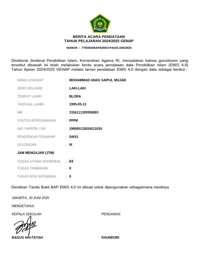 BAP 2024 2025 Genap + (2) + | PDF