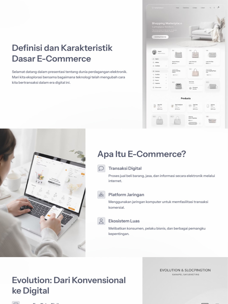 Definisi Dan Karakteristik Dasar E Commerce | PDF