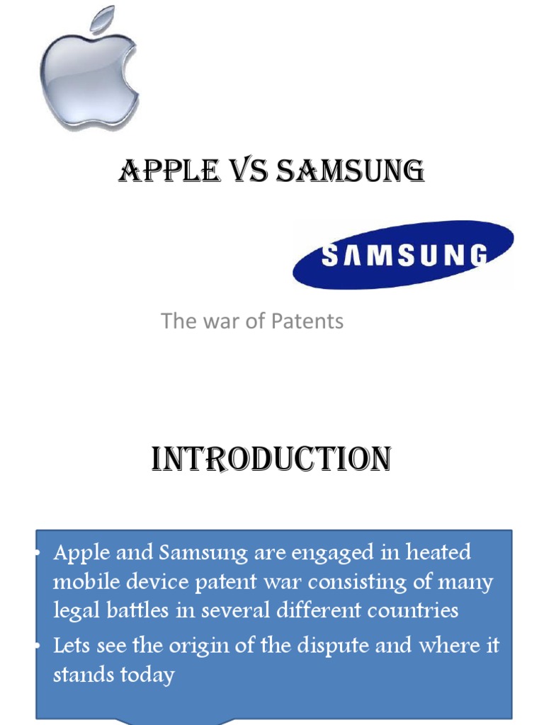 Apple vs Samsung Patent War Overview | PDF | Apple Inc. | Samsung