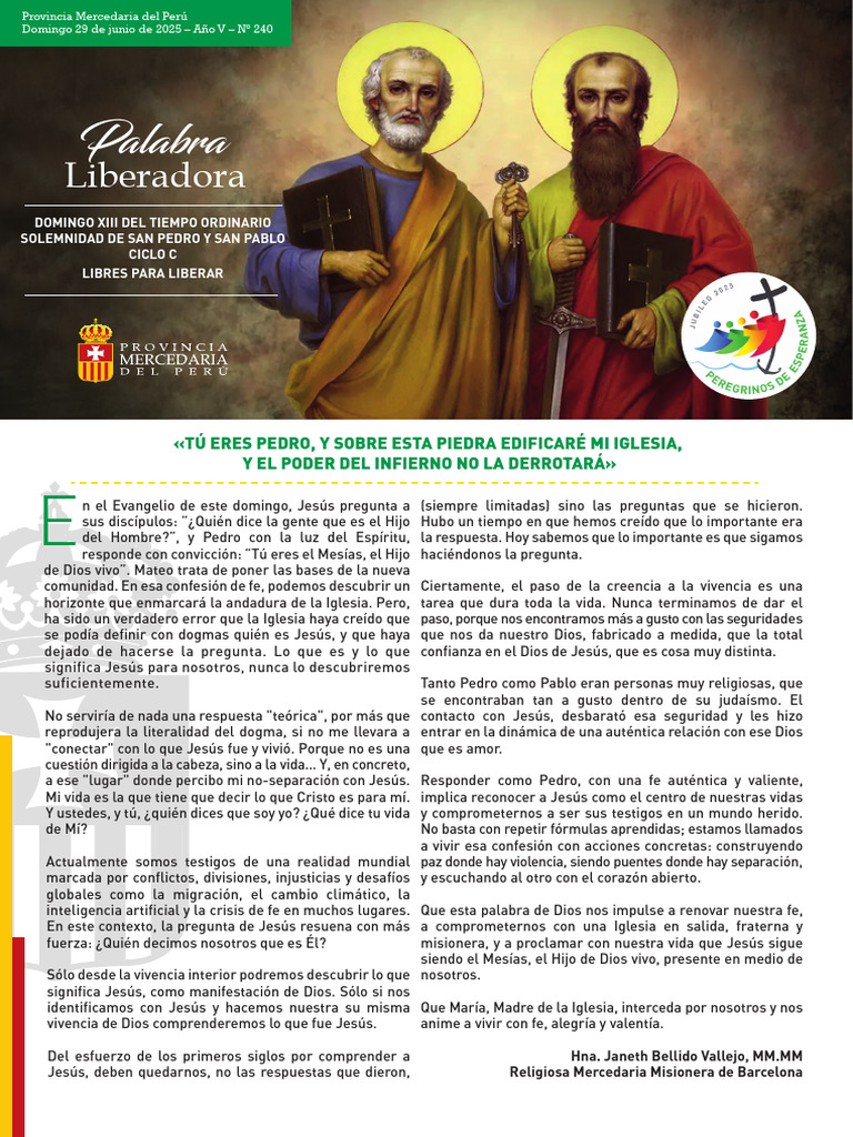 Domingo Xiii Del Tiempo Ordinario 333333 | PDF | eucaristía | Jesús