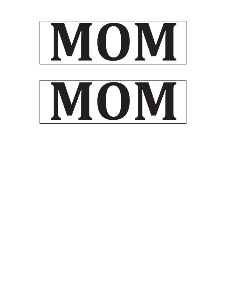 Mom | PDF