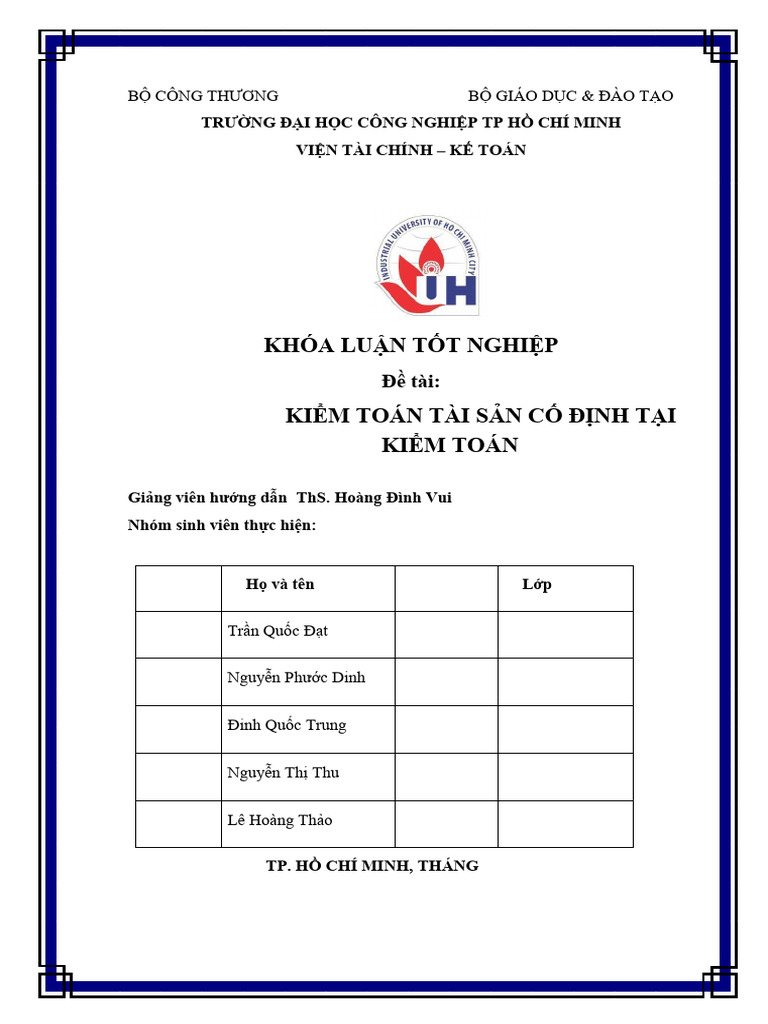 Draft KLTN IUH V7 0605 | PDF