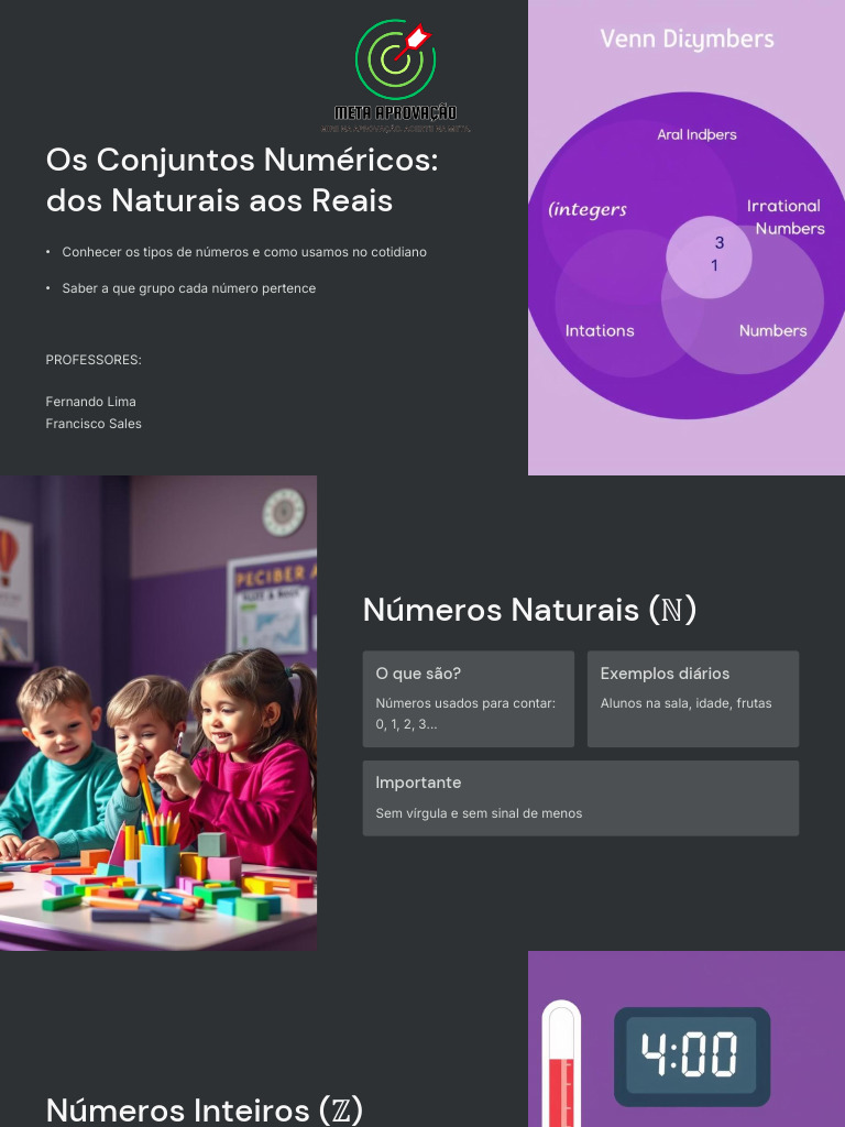 Aula 01 - Conjuntos Numericos | PDF