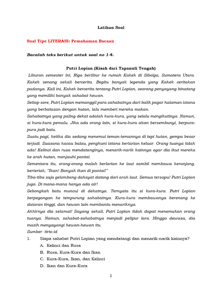 Latihan Soal 2 | PDF