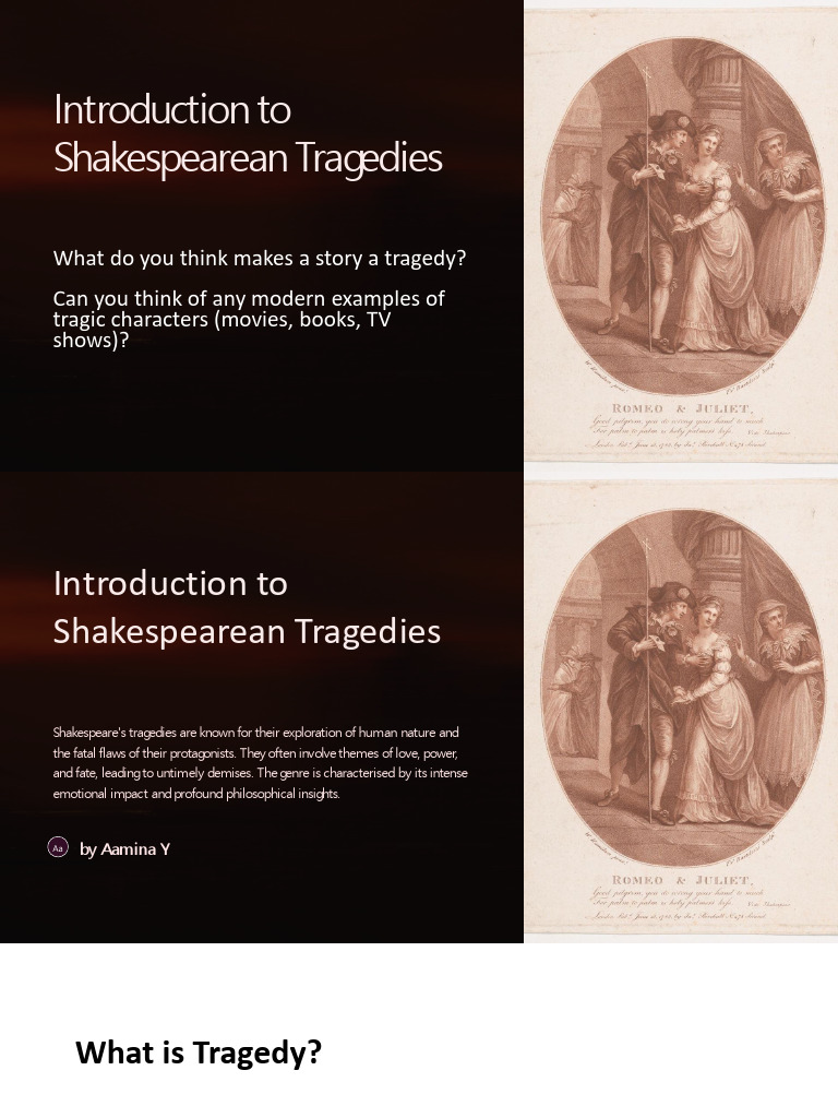 Key Elements of Shakespearean Tragedy | PDF | Tragedy | Romeo And Juliet