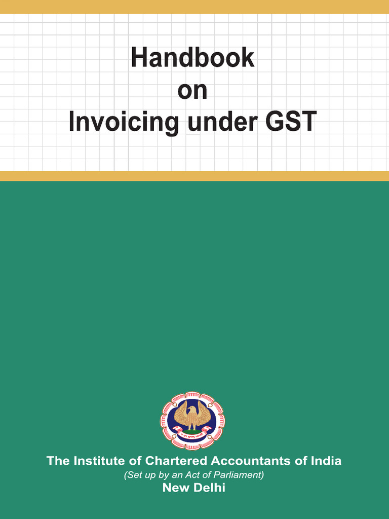Handbook On Invoicing Under GST17!06!2025 | PDF | Invoice | Taxes