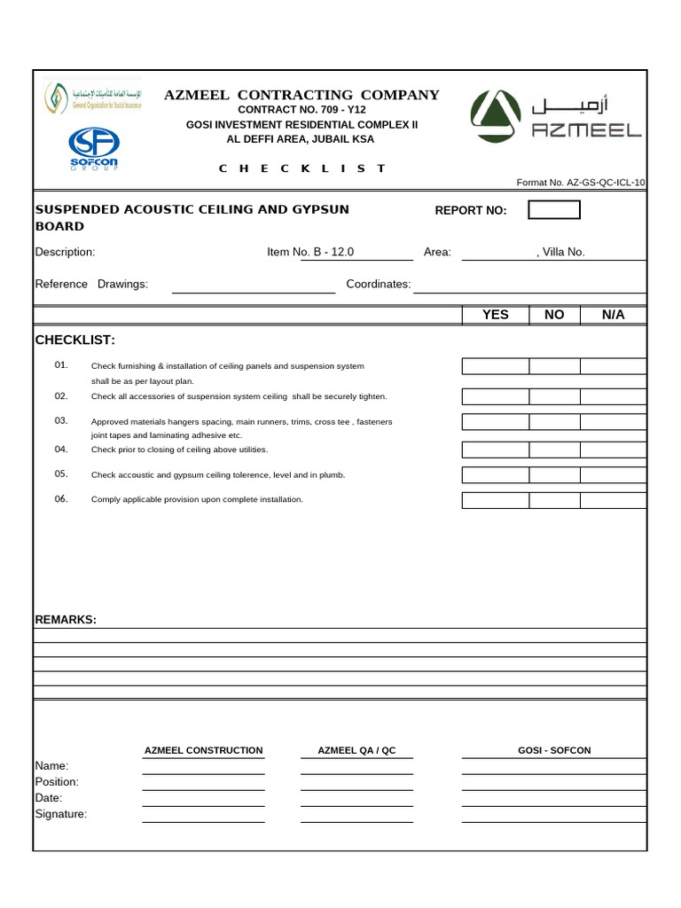 B-12.0 Suspended Acoustic Ceiling and Gypsun Board | PDF