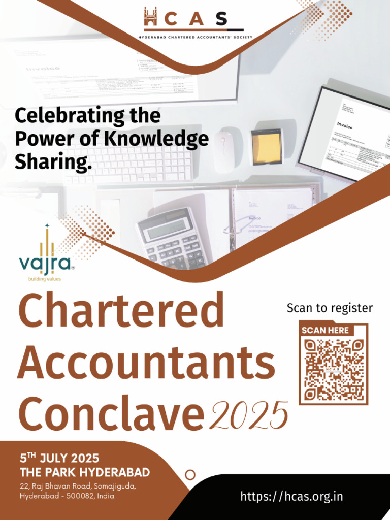 HCAS Chartered Accountants Conclave 2025 Brochure 1 | PDF