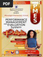 PMES Repository Folder Guide 2024-2025 | PDF | Teachers | Mentorship