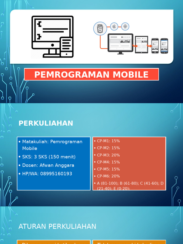 Pemrograman Mobile - Part1 | PDF