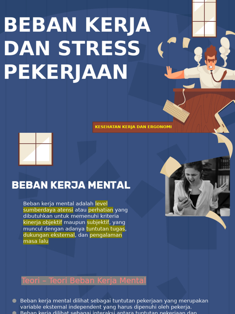 Beban Kerja & Stress Kerja Pada Industri | PDF