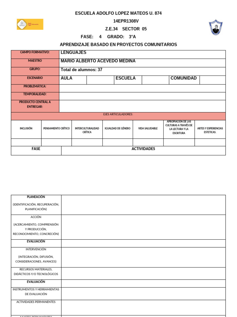 Comunitarios Formato | PDF