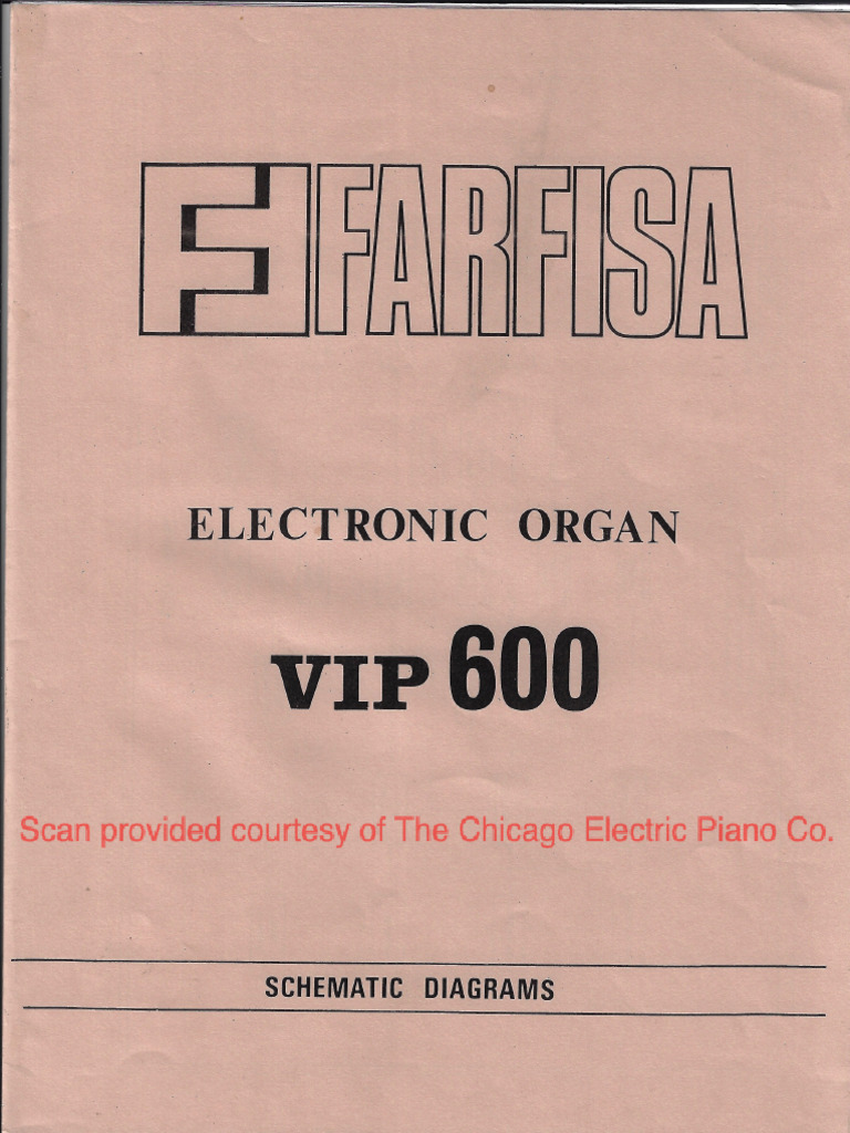 Farfisa VIP 600 Schematic Diagrams | PDF