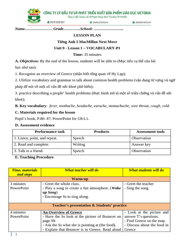 Ta5 Mnm Unit 9 Lesson 1 p1 | PDF | Human Communication | Learning