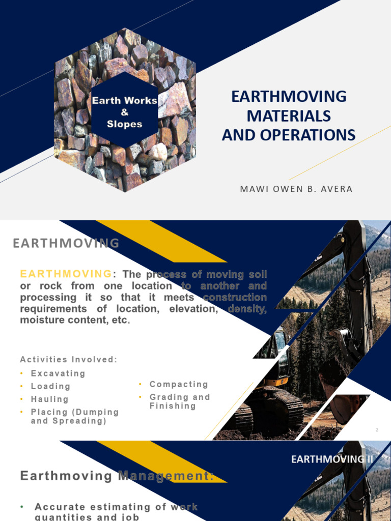 EarthmovingMaterials Avera | PDF | Deep Foundation | Soil