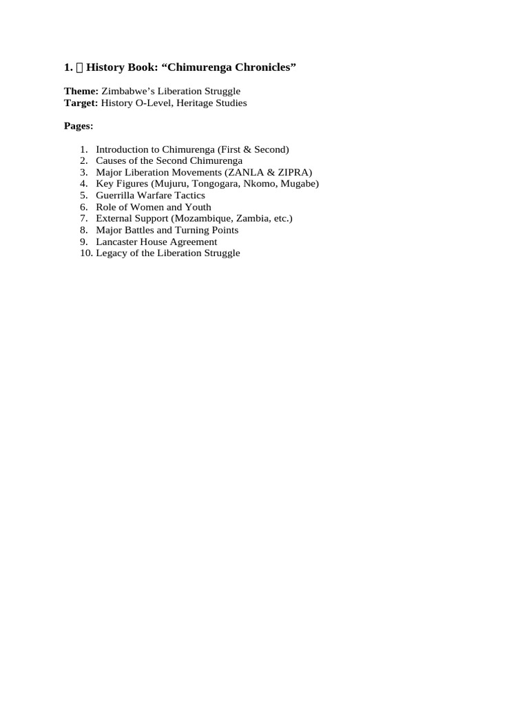 History Study Topics | PDF
