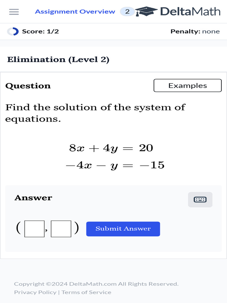 DeltaMath Student Application | PDF