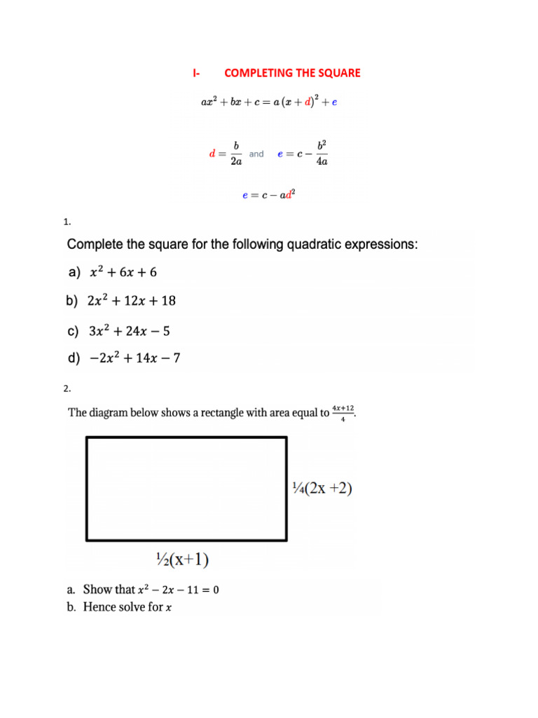 Quadratic Concepts and Graphs Guide | PDF