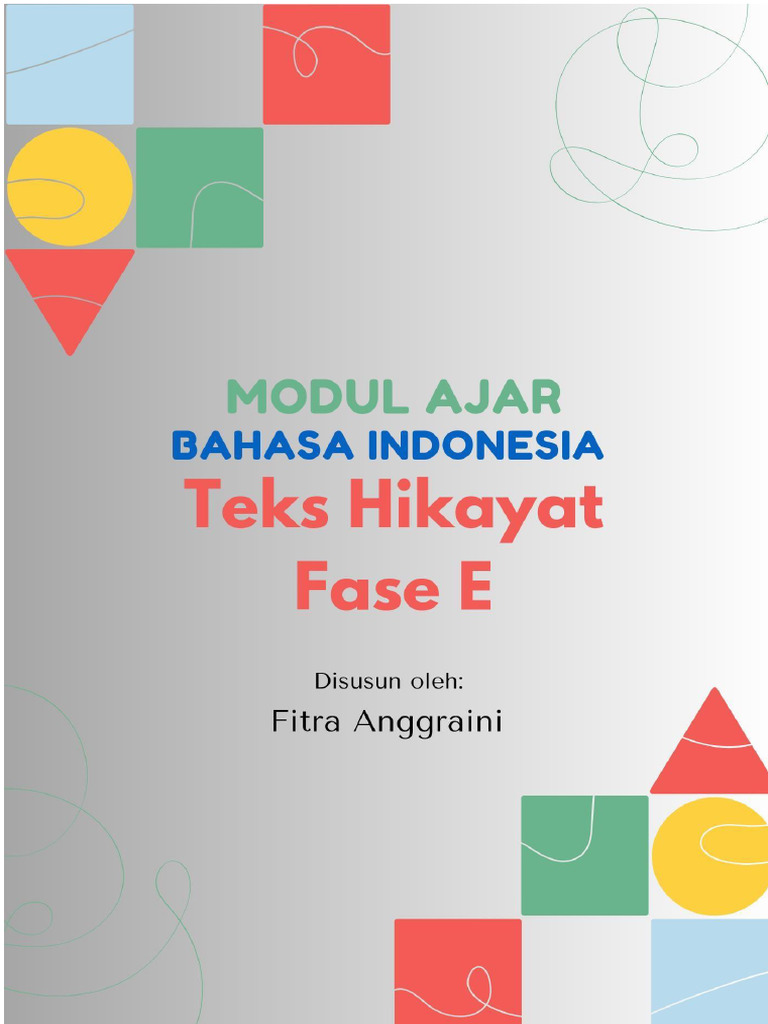 Modul Ajar Hikayat X | PDF