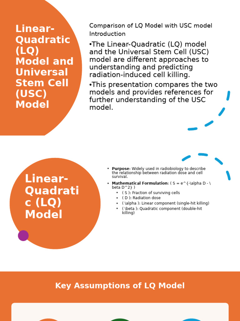 Linear-Quadratic (LQ) Model and Universal Stem | PDF | Radiation ...