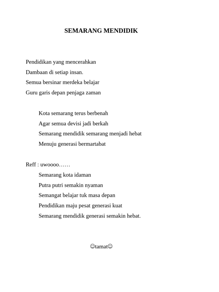 Semarang Mendidik Oleh Devan Dan Profil Pelajar Pancasila | PDF