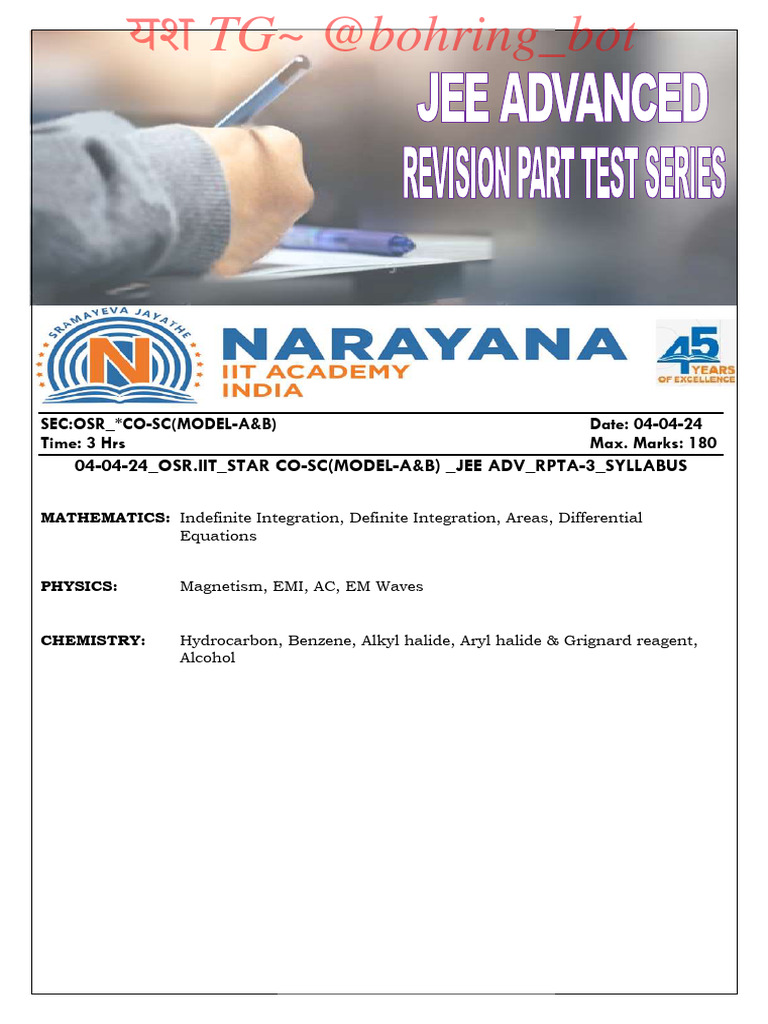 Integration Narayana Pyqs | PDF | Prime Number | Function (Mathematics)