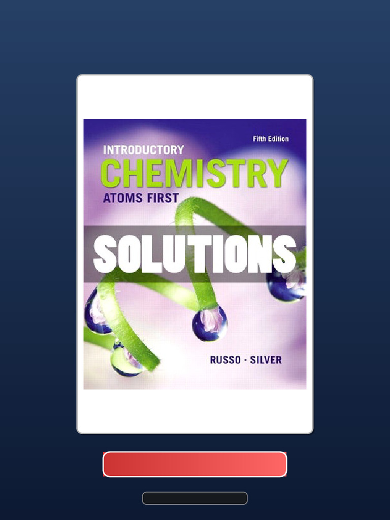 Complete Bundle Solutions Introductory Chemistry Atoms First 5 Ed Russo ...