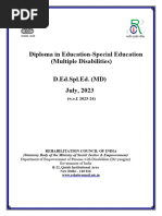 List of CRE Programs NIEPID RC NM 2025-26 Revised | PDF | Intellectual ...