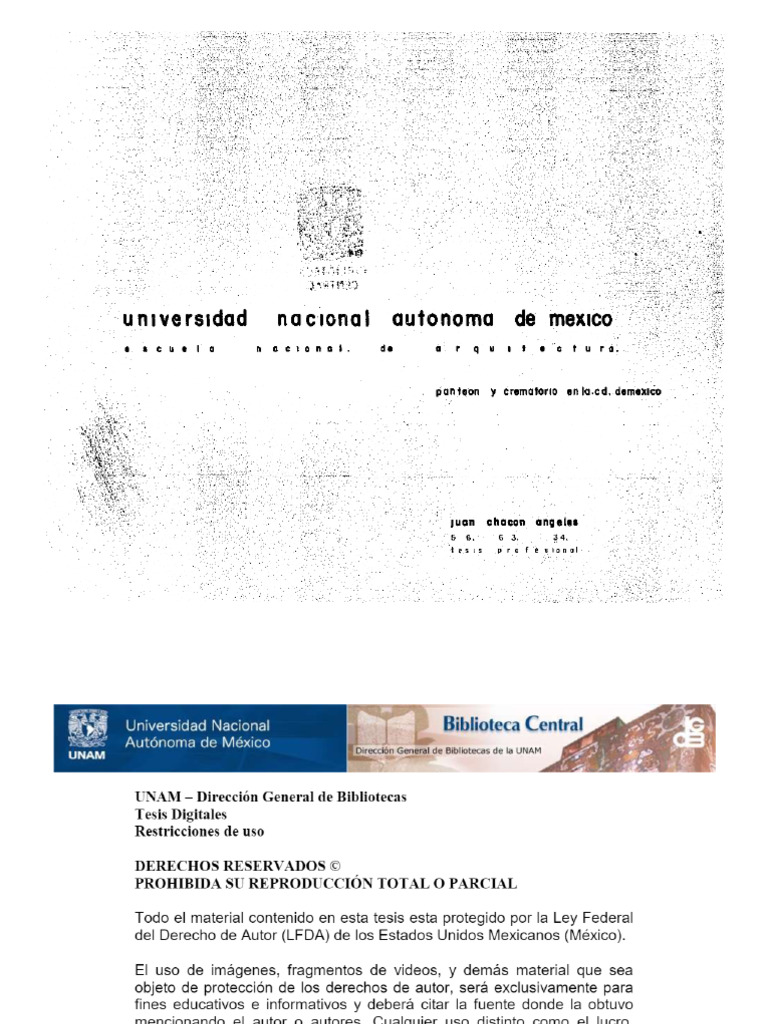 Juan Chacón Angeles - Panteón y Crematorio en La CD de México | PDF