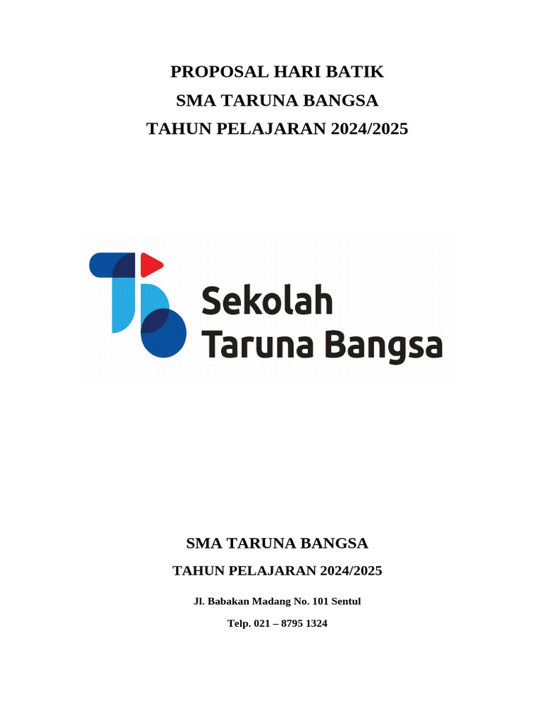 Proposal Batik | PDF