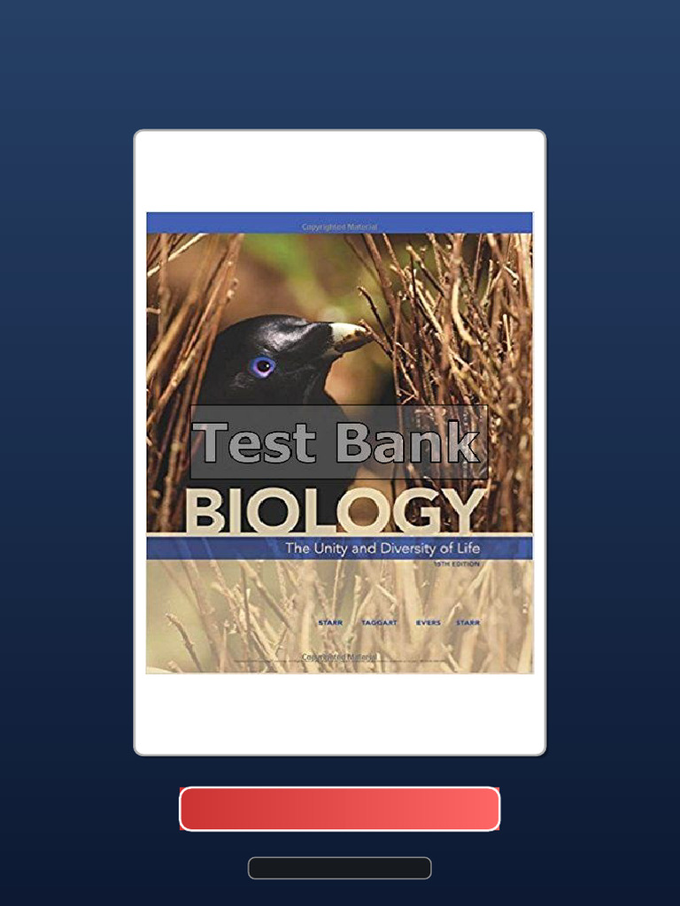 Complete Bundle Biology The Unity and Diversity of Life 15th Edition Starr | PDF | Evolution ...