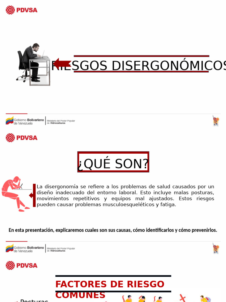 Riesgos Disergonomicos | PDF