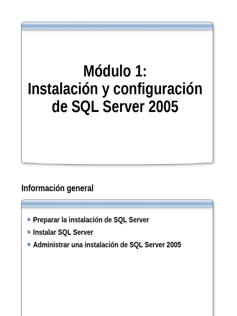 Clase 01 | PDF | Servidor SQL de Microsoft | Microsoft Windows