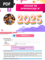 Modelo Unidad de Aprendizaje 2025 | PDF | Aprendizaje | Cognición
