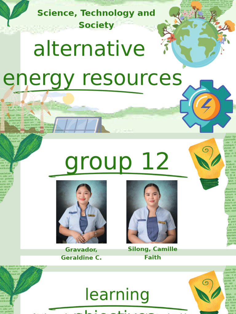 STS PPT - Reporting | PDF | Renewable Energy | Energy Development