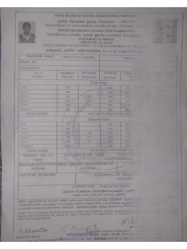 Dharsika 12th | PDF