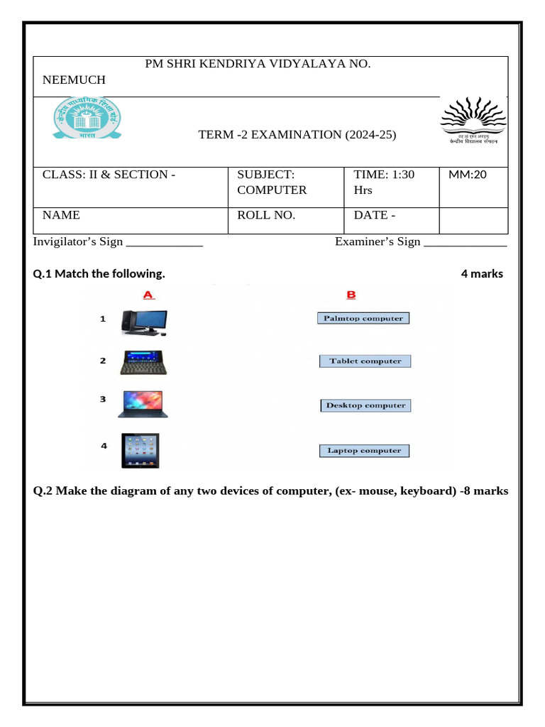 Class 2 Comp Final | PDF