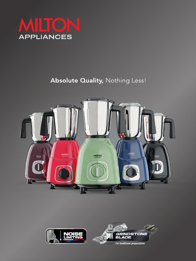 Mixer Grinder Catalogue - Vertical | PDF