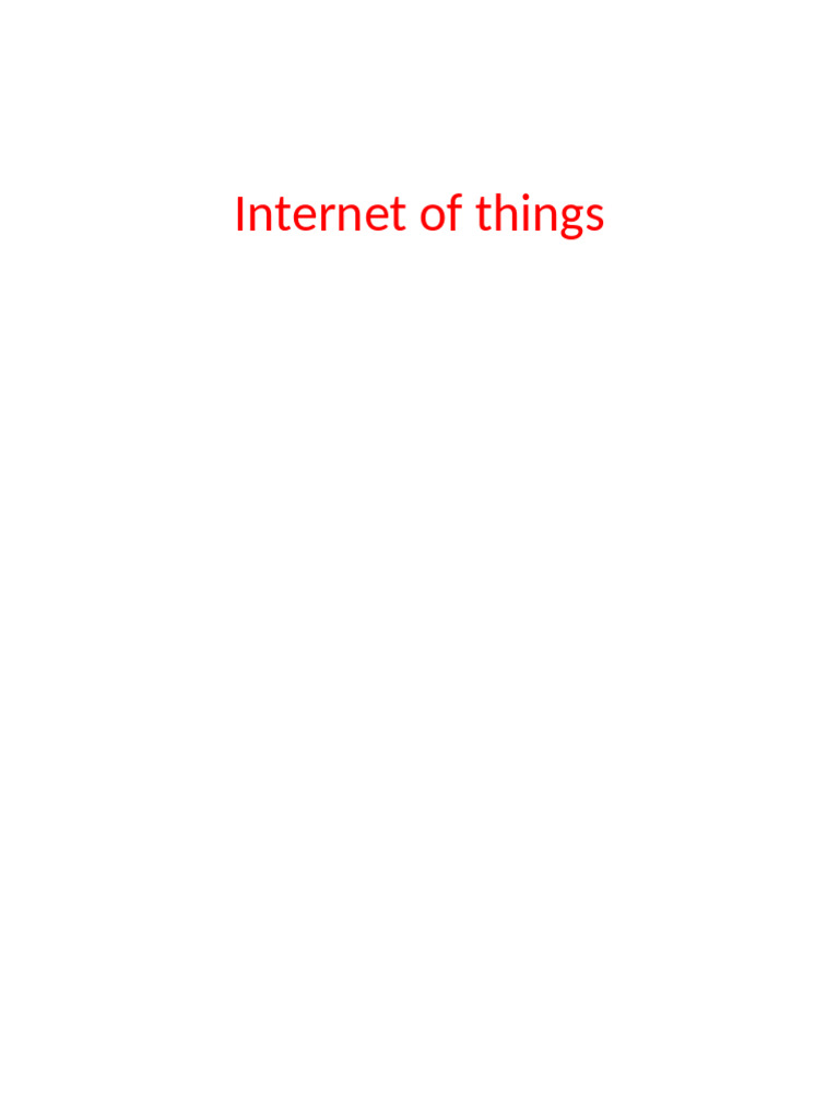 Understanding IoT: Definition & Examples | PDF | Internet Of Things ...