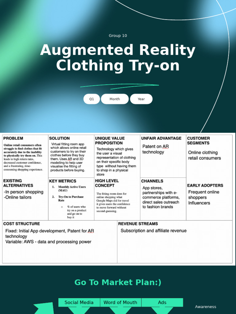 Lean Canvas and GTM Group 10 | PDF