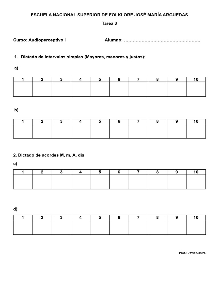 Tarea 3 Intervalos Simples Acordes M M A Dis | PDF