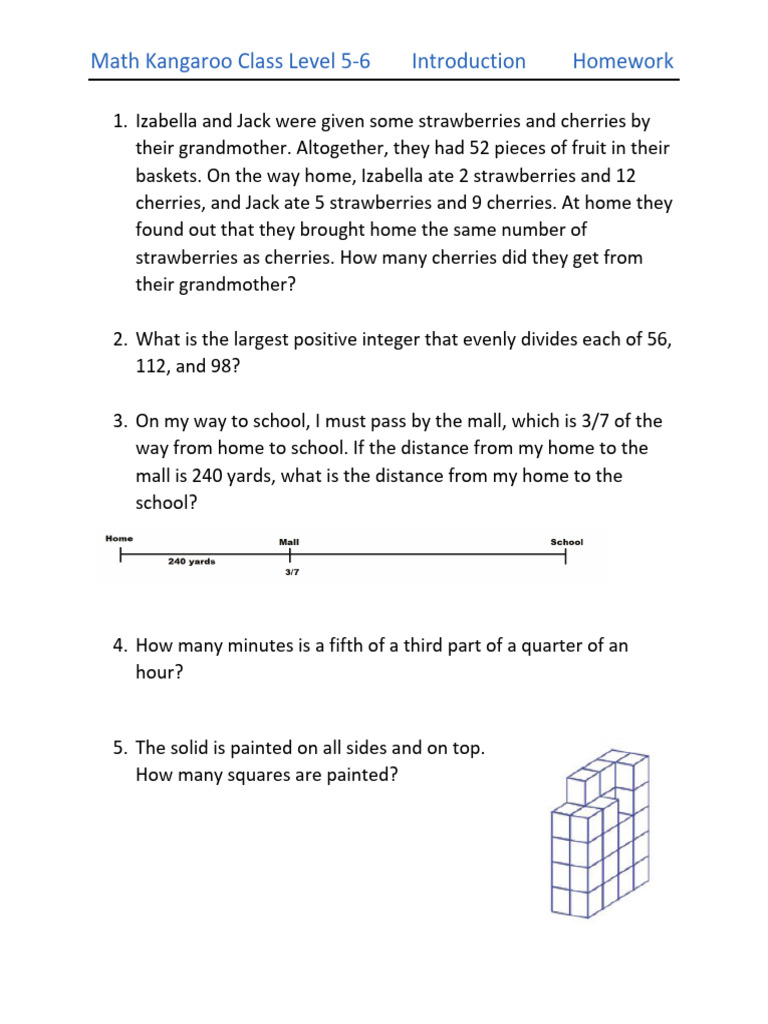 Homework - Lesson 1 - Introduction | PDF