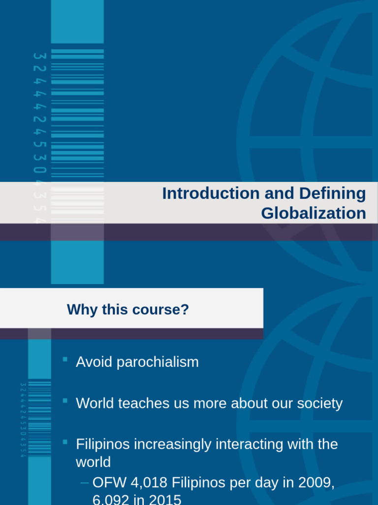 2 Introduction Globalization | PDF | Globalization | Liberal Arts Education