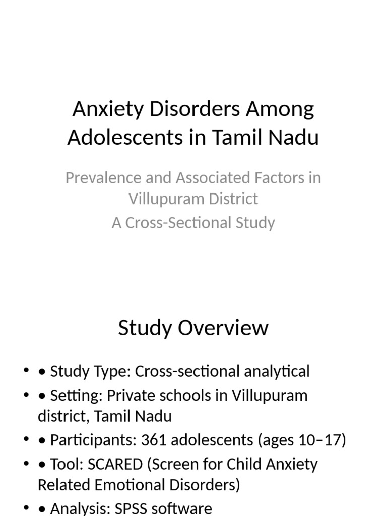 Anxiety Disorders Presentation | PDF