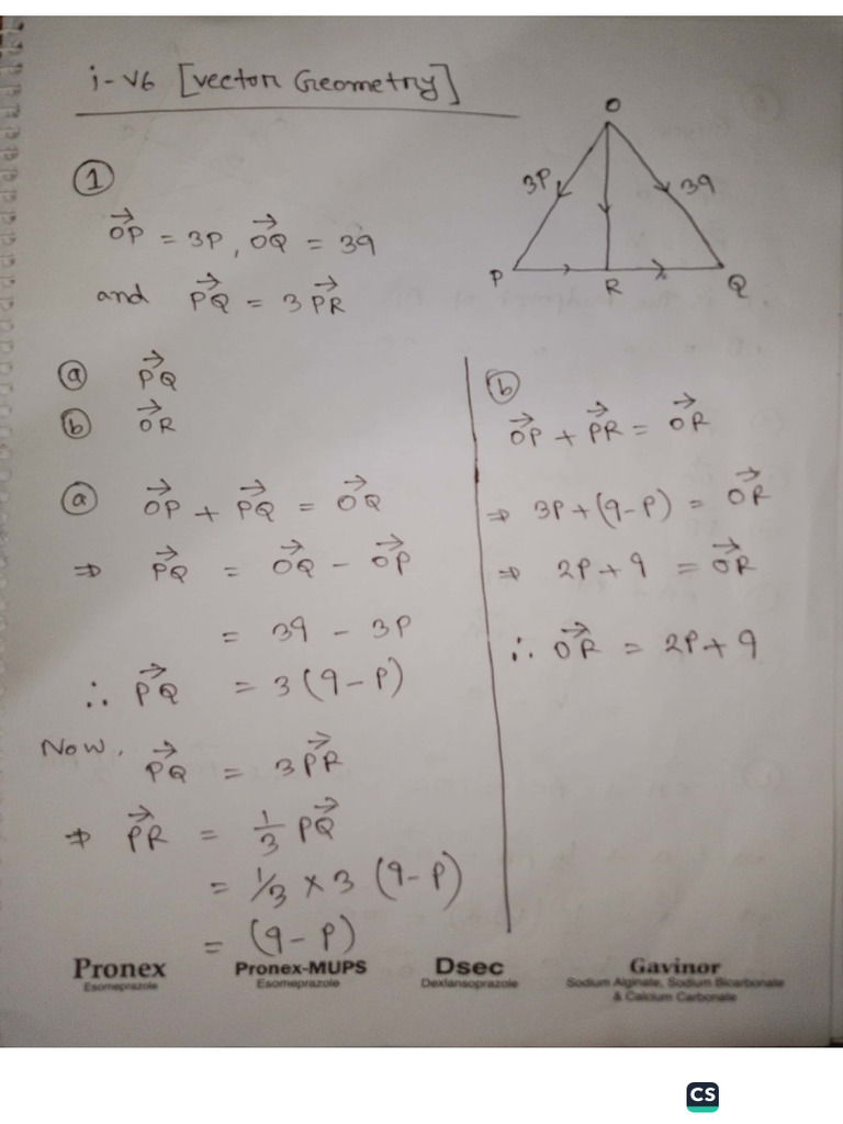Vector Geometry (Iv6) | PDF