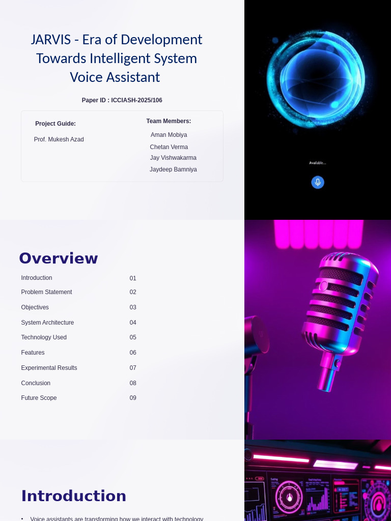 JARVIS: Advanced AI Voice Assistant | PDF | Artificial Intelligence ...
