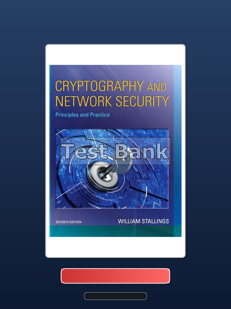 Complete Bundle Cryptography and Network Security Principles and Practice 7th Edition Stallings ...