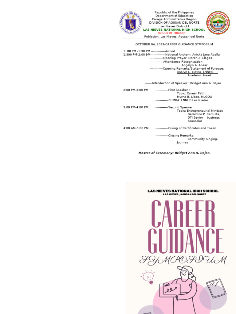 Career Guidance Program | PDF