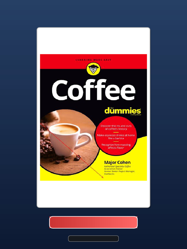 Complete Bundle Coffee For Dummis 1st Edition HQ File | PDF | Coffee ...