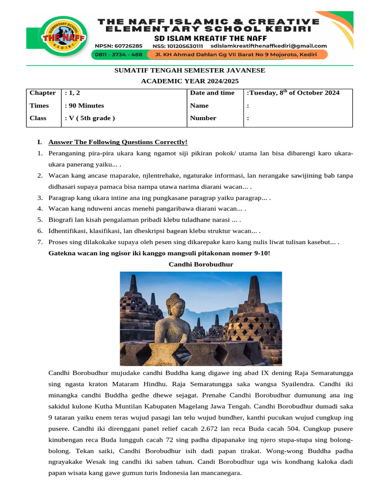 STS Javanese | PDF